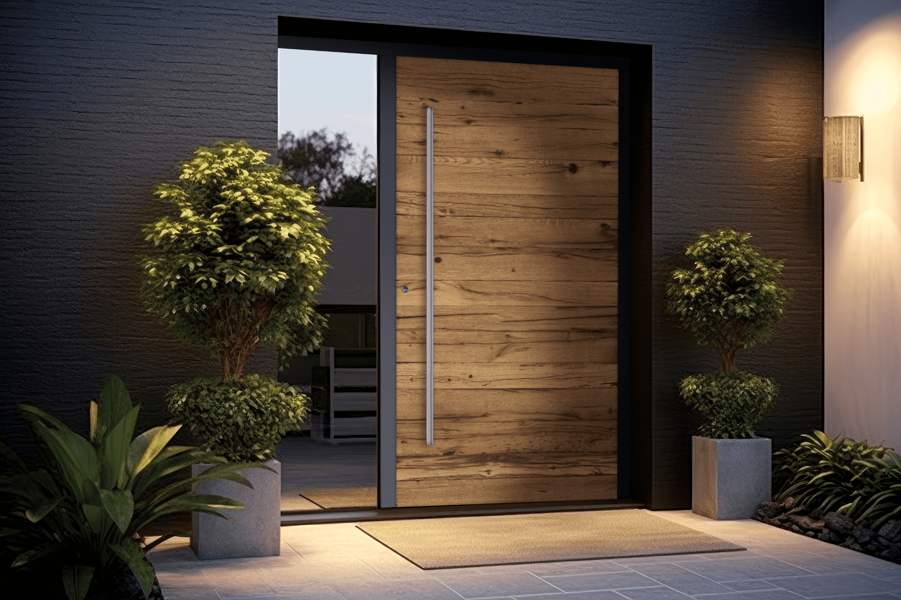 Haustüren aus Keramik, Aluminium, Echtholz und Naturstein