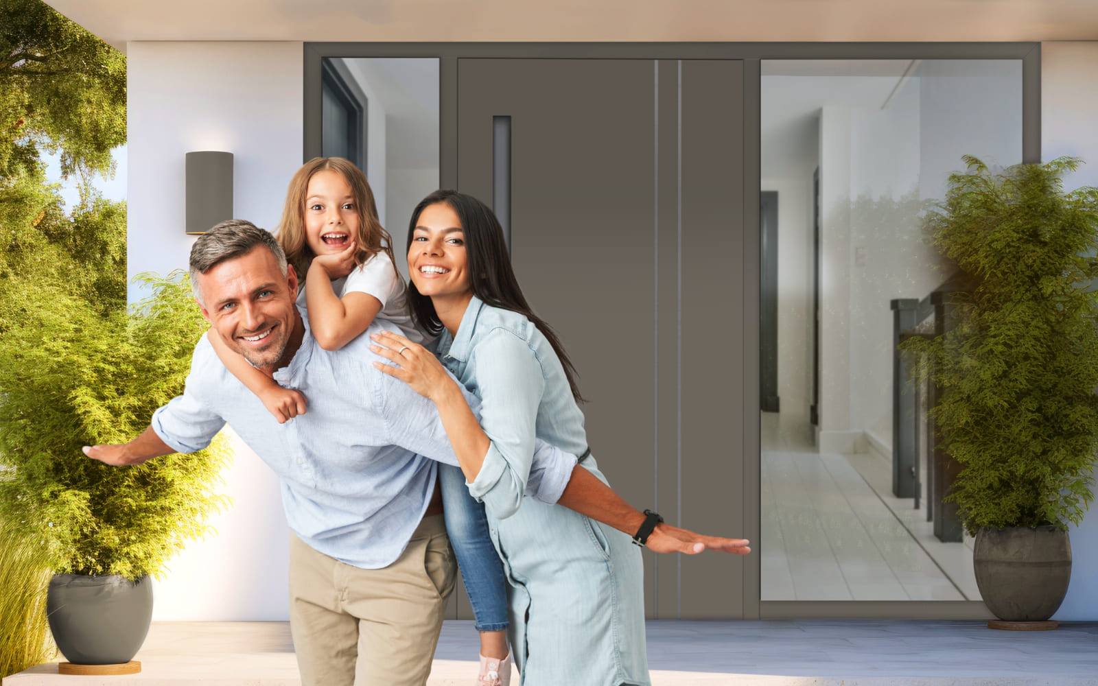 Haustüren aus Keramik, Aluminium, Echtholz und Naturstein